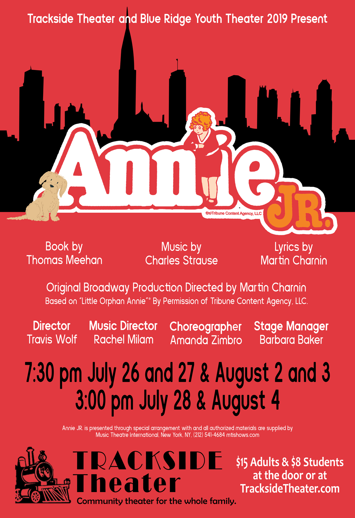 Annie Jr. | Luray-Page Chamber of Commerce