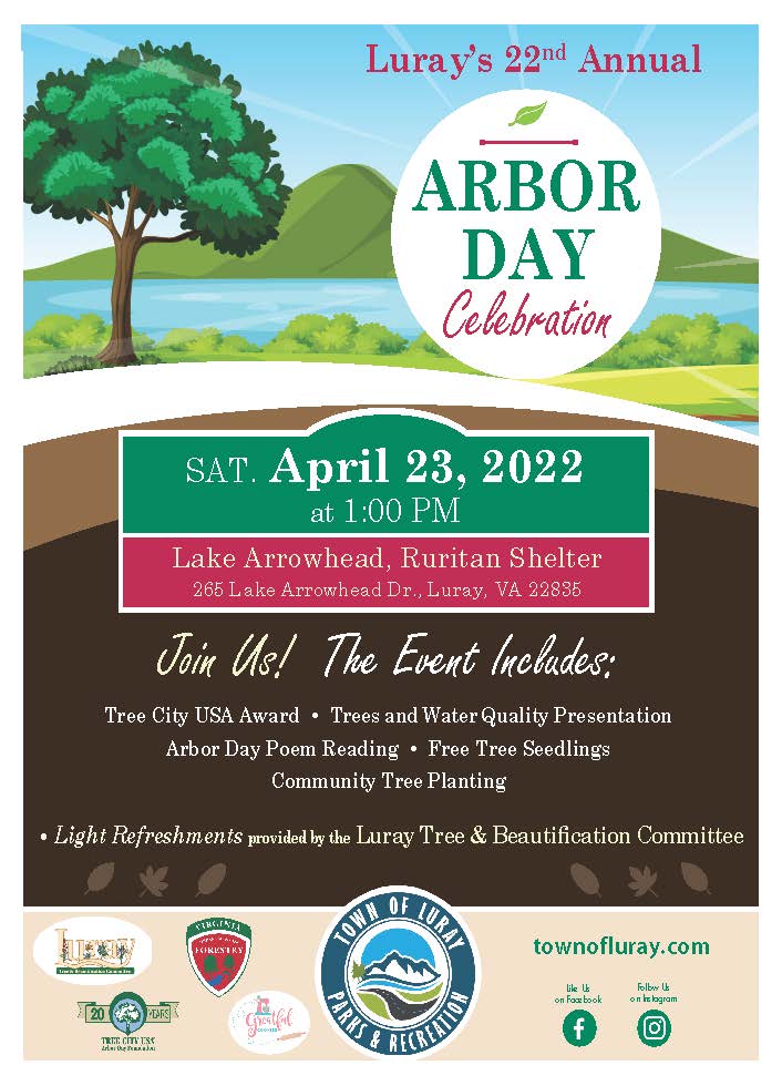 22nd Annual Arbor Day Celebration | Luray-Page Chamber of Commerce