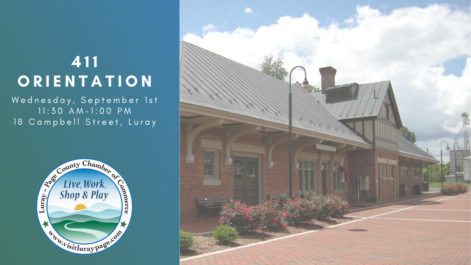 411 Orientation | Luray-Page Chamber of Commerce