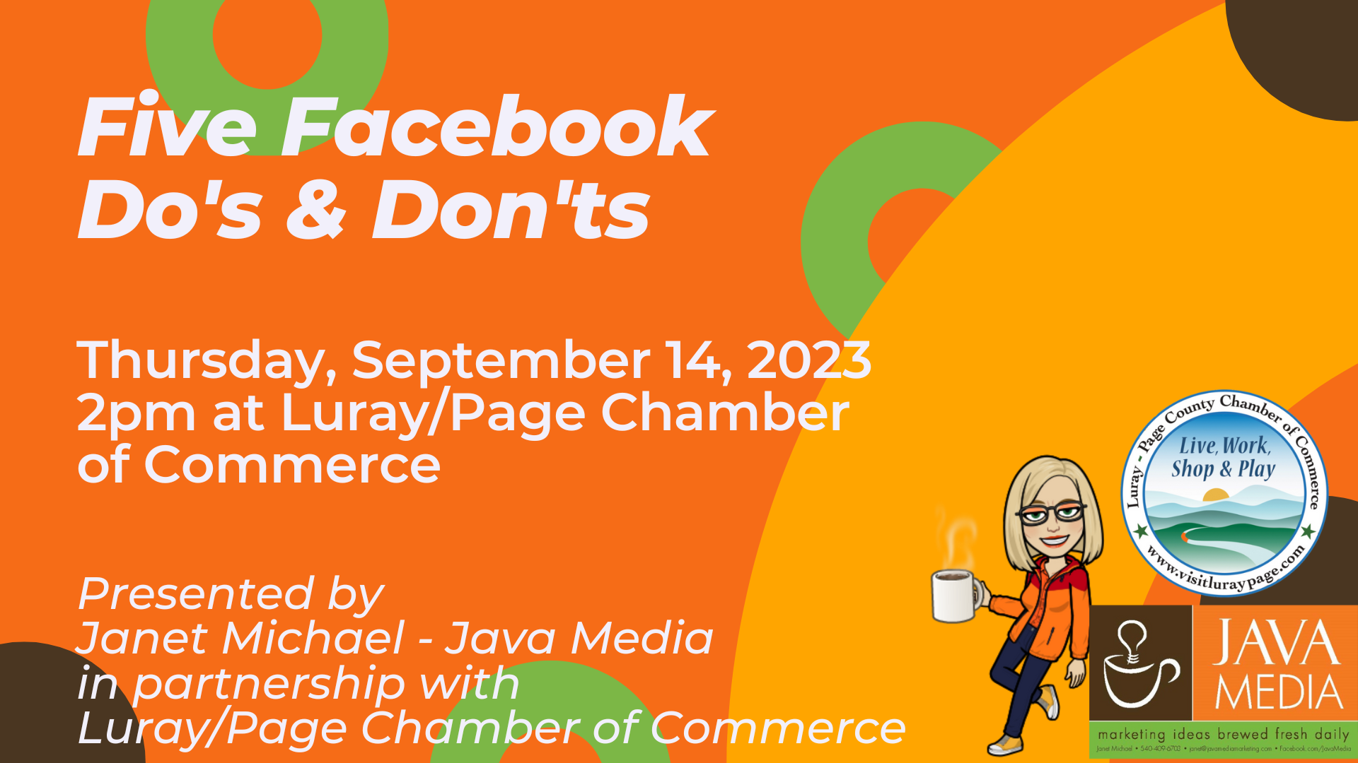 Business Seminar Five Facebook Do s And Don ts Luray Page Chamber Business Seminar Five Facebook Do s And Don ts Luray Page Chamber