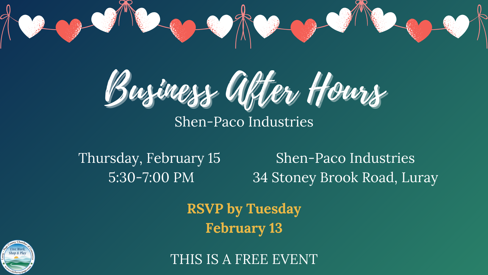 Business After Hours - Shen-Paco | Luray-Page Chamber of Commerce