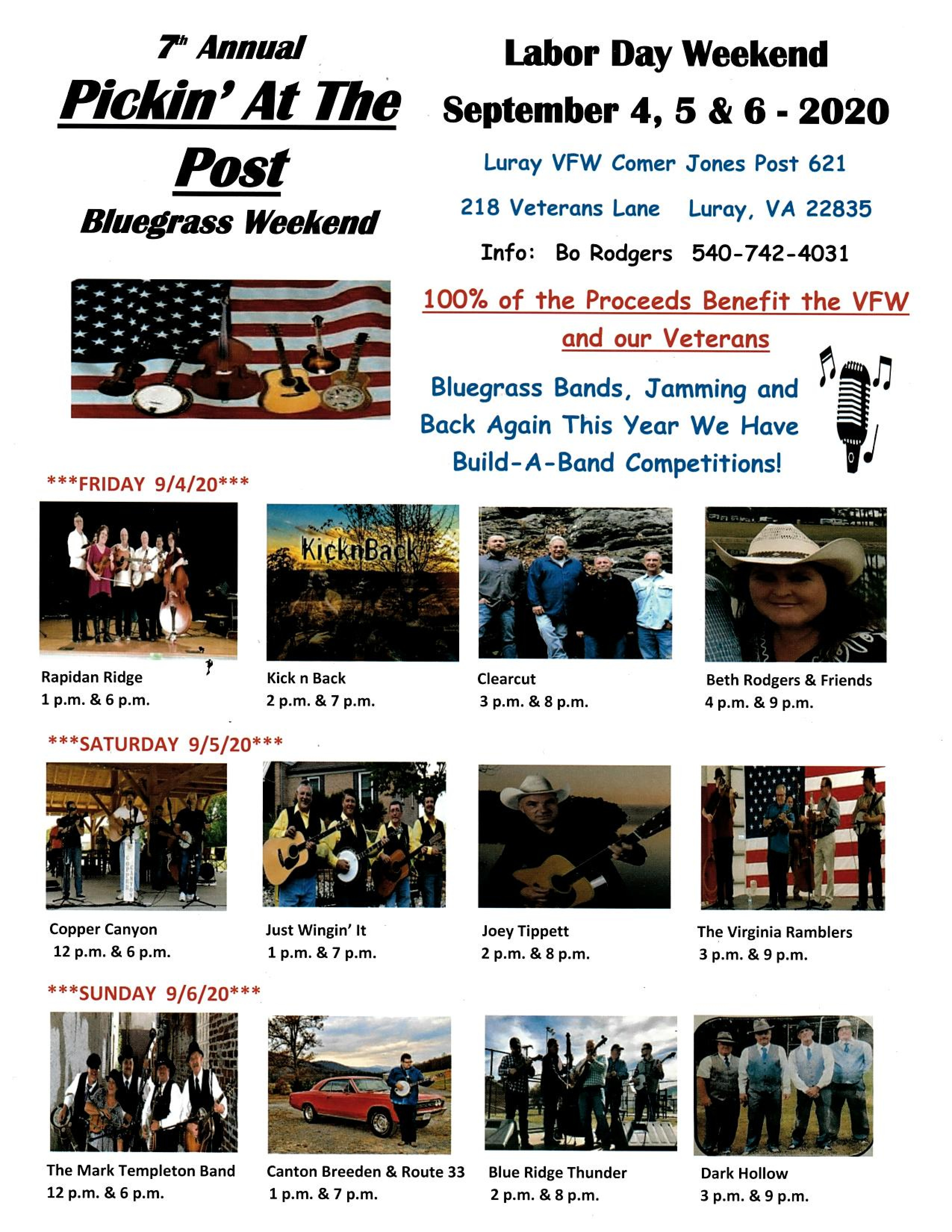 7th Annual Pickin' at the Post | Luray-Page Chamber of Commerce