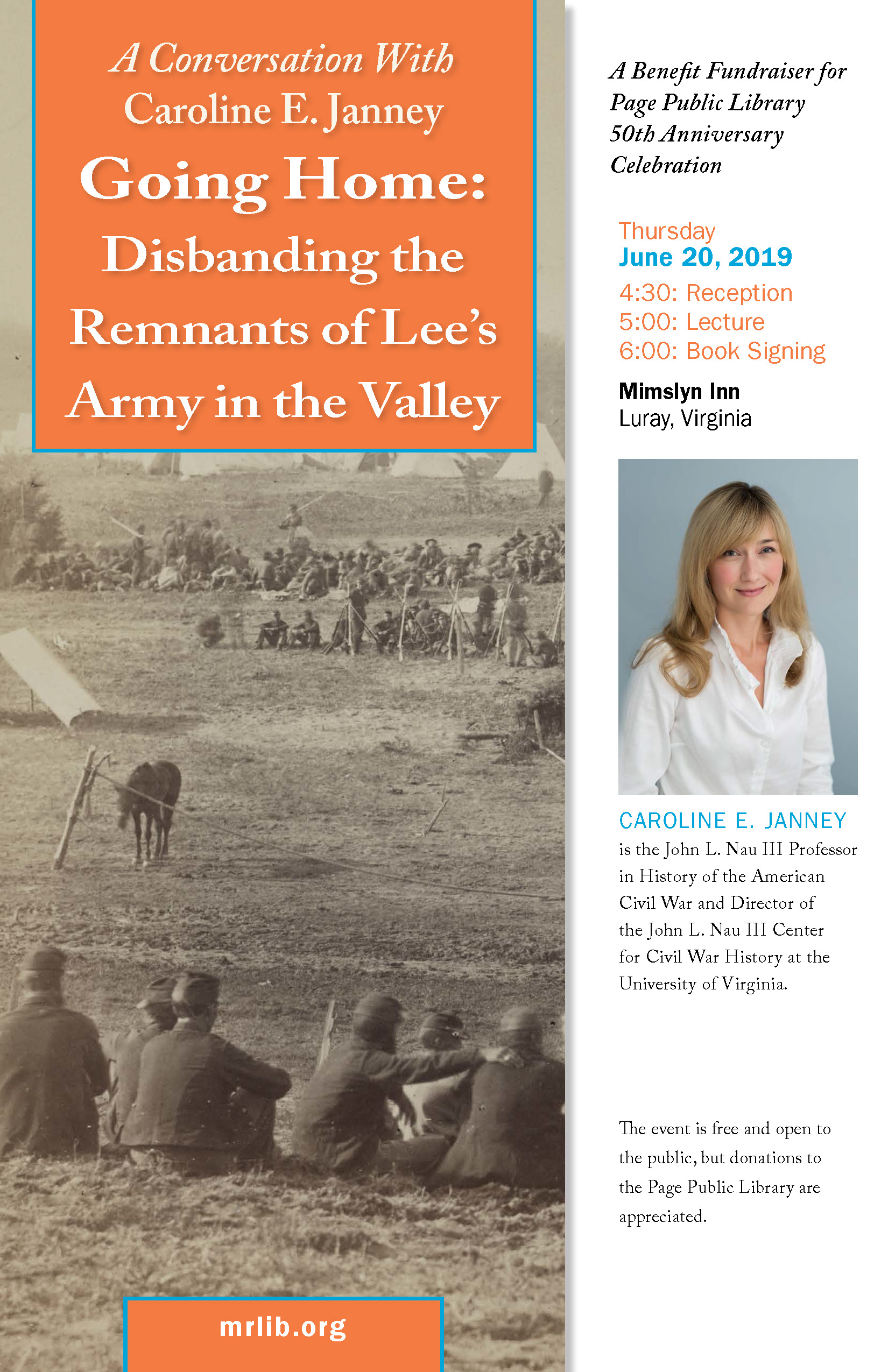 A Conversation with Caroline E. Janney. Going Home: Disbanding the ...