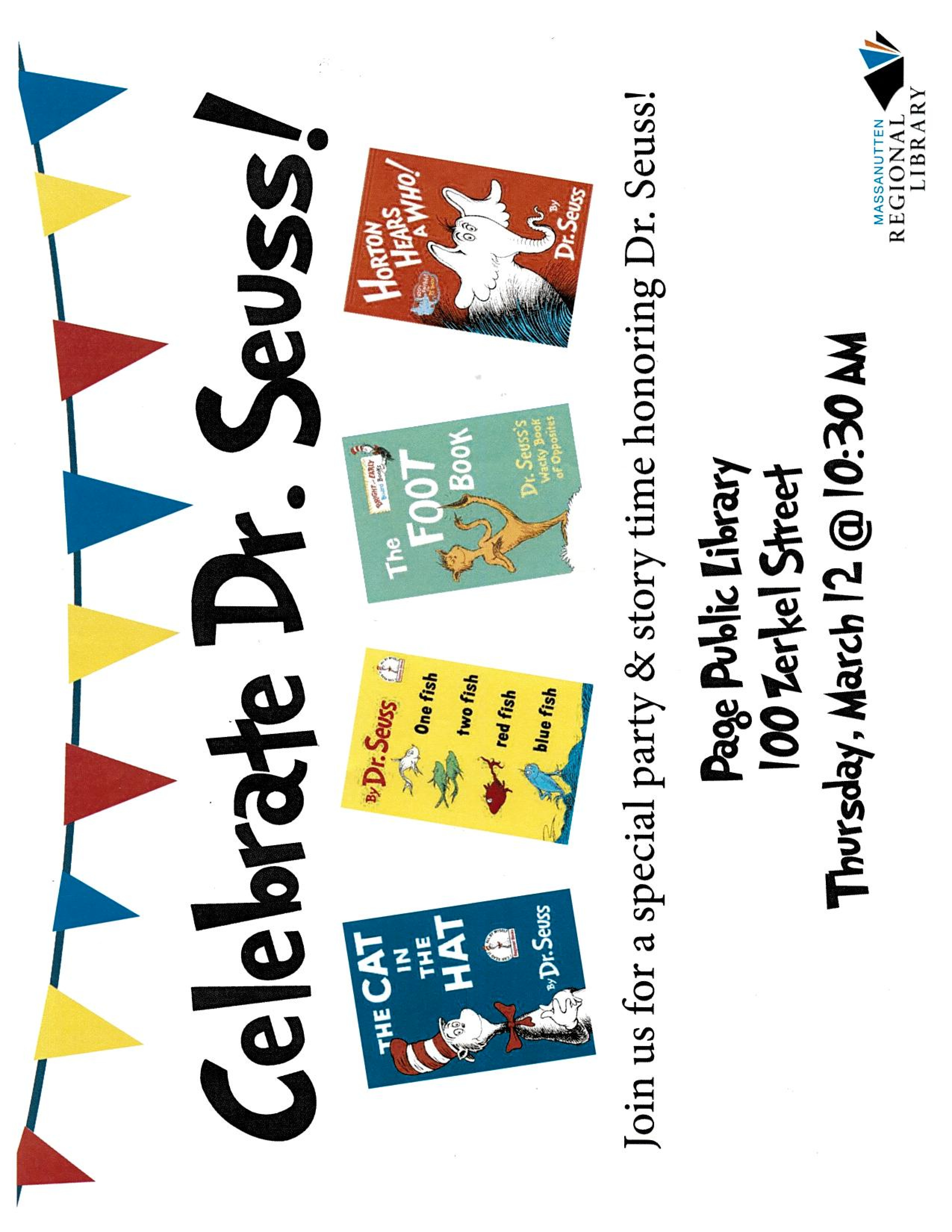 Celebrate Dr. Seuss | Luray-Page Chamber of Commerce