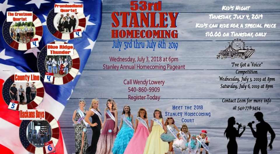 53rd Annual Stanley Homecoming | Luray-Page Chamber of Commerce