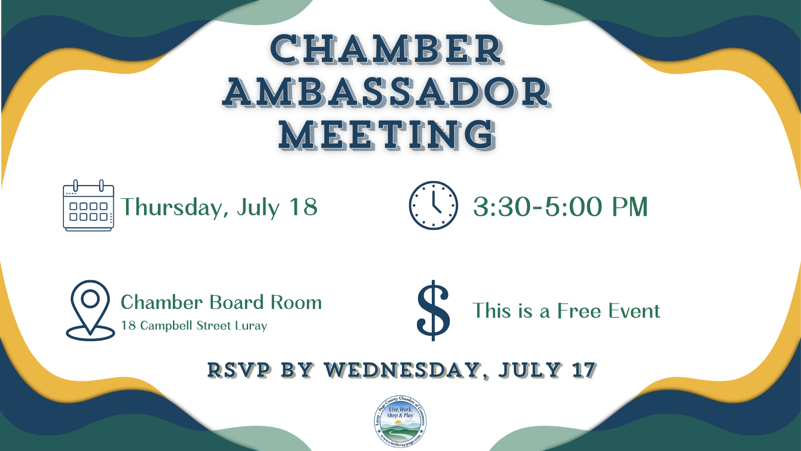 Chamber Ambassador Meeting | Luray-Page Chamber of Commerce