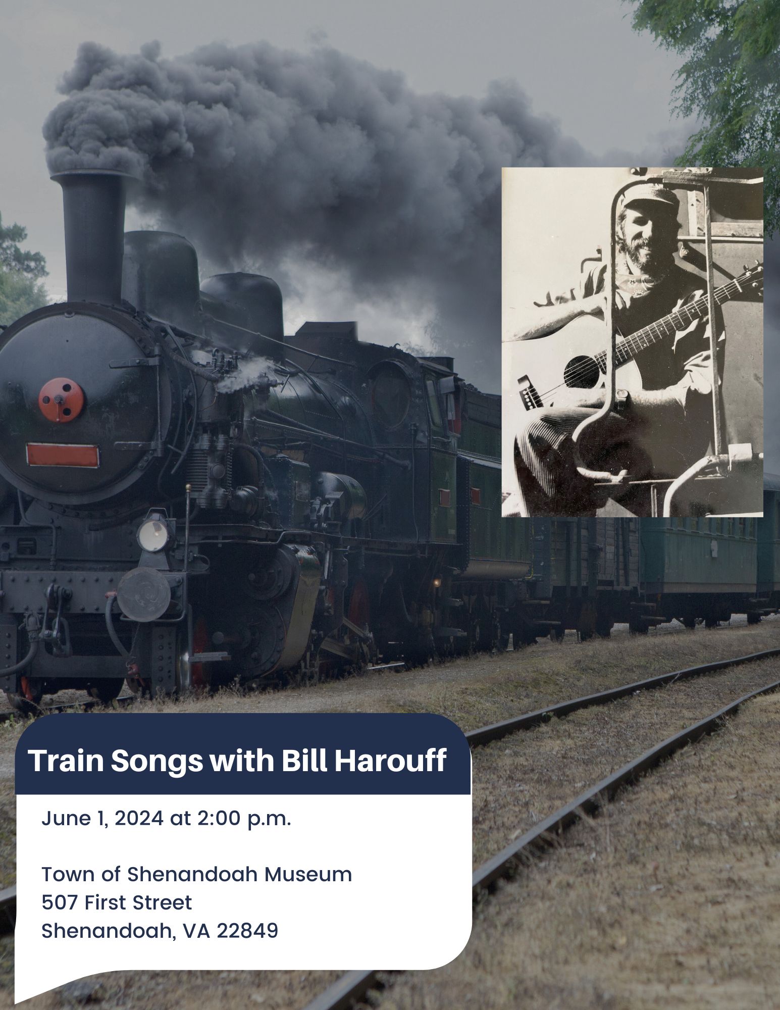 Trian Songs with Bill Harouff | Luray-Page Chamber of Commerce
